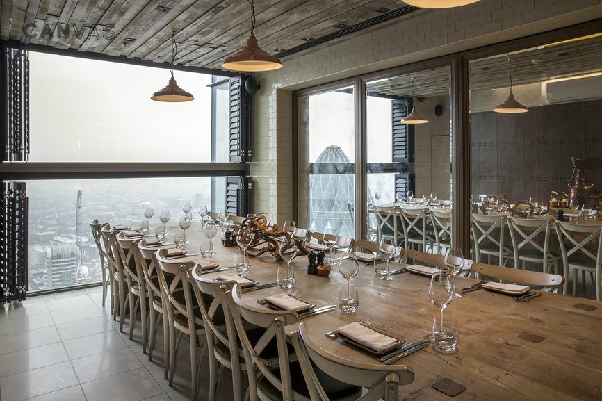 Duck & Waffle London 24/7 restaurant